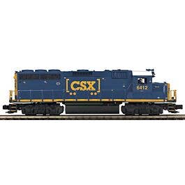 MTH - GP-40 w/Snd Scl CSX 6412 - 507-22205702