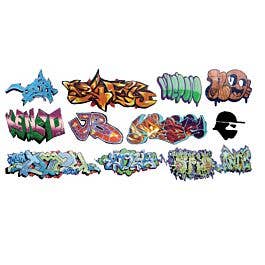 T2 Decals - Graffiti Decals - Set #21 - 721-HOGRAF021