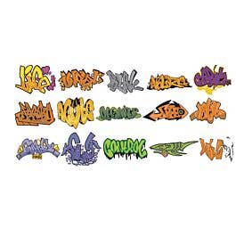 T2 Decals - Graffiti Decals - Set #3 - 721-NSGRAF003