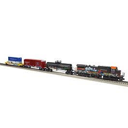 Lionel - Graffiti Freight Train Set - 3-Rail - LionChief Sound ...