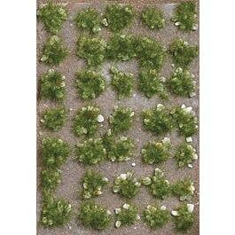 Busch - Grass Tufts with Stones - Fall pkg(35) - 189-3558