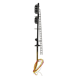 Tomar - Ground Mast Signal - US&S Type R-2; 2-Head, 3 over 2 Light - 81 ...