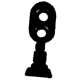 NJ Intl - Ground Type Drawf Signal - Two-Light - 525-1100