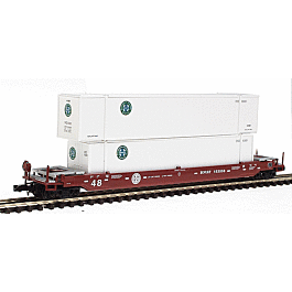 Con-Cor - Gunderson "All Purpose" Twin Stack Well Car w/2 Containers ...