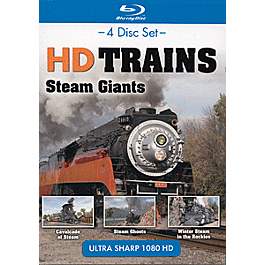 Topics Ent - HD Trains Blu-Ray DVD - Steam Giants 4 Disc Set 4 Hours ...