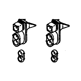 Det West - Headlight Sets - SP - Mars Lights, SD7/9 - Double End pkg(8 ...