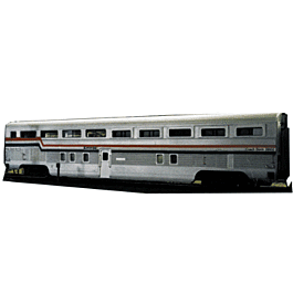 Train Stn - Hi-Level Step-Up Passenger Car Kit - Undecorated Budd "El ...
