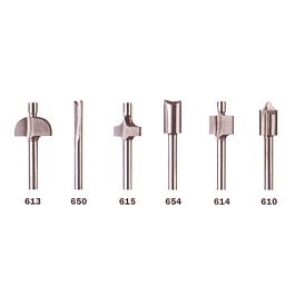 Dremel - High Speed Router Bit Set - 250-602