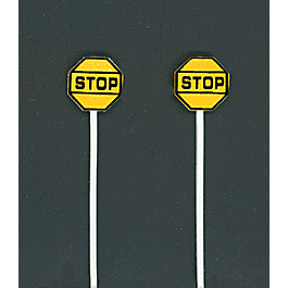 NJ Intl - Highway Signs (Brass; pkg(2) - Stop Sign - 525-3250