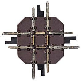 Busch - HOf 6.5mm (Z) Gauge Industrial Track90 Degree Crossing ...