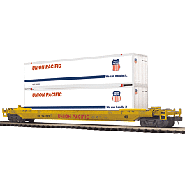 MTH - Husky Stack Car w/2 48' Containers - 3-Rail - Ready to Run ...