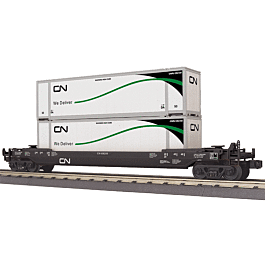 MTH - Husky Stack Intermodal Well Car - 3-Rail - Ready to Run ...