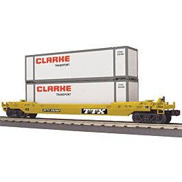 MTH - Husky Stack Intermodal Well Car w/Load - 3-Rail - Ready to Run ...
