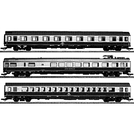 Roco - IC Coach Set - DB 1970 - 1985 Exact 1:87 Scale - 625-44117