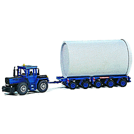 Kibri - Industrial Tractors Mercedes Benz - w/Flatbed Trailer & Tank ...