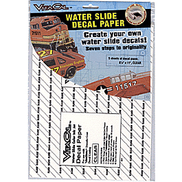 Vitachrome Graphics - Inkjet Decal Paper - Standard 5-Pack - Clear ...