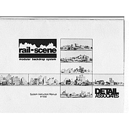 Det Assoc - Instructional Booklet - Backdrop System - 229-7550