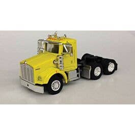 Herpa - Kenworth T-800 Semi Tractor Only - Assembled - Yellow - 326-6562