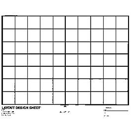 CTT Inc - Layout Design Sheet - For 7 x 10" Room (Grid Pattern 1" = 12 ...