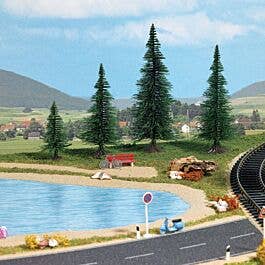 Busch - Layout Scenery Facelift Set - Summer Green Tones - 189-1273