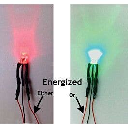 Evan Des - LED LIGHTS 3mm Bi-Directional Red/Green - Universal 7-19V AC ...
