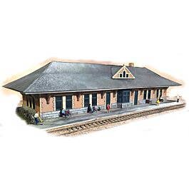 N Scl Arch - Lines West Station - Laser-Cut Kit - 9-3/4 x 3-1/2 x 2-1/2 ...