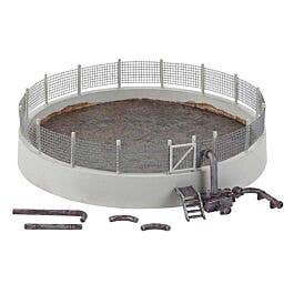 Faller - Liquid Manure Pit - Laser-Cut Cardstock Kit - 5-9/16" 14.2cm ...