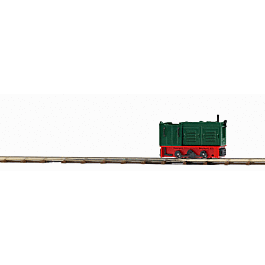 Busch - LKM Ns2f Locomotive w/Open Cab - 3V Powered (Runs on Z Gauge ...