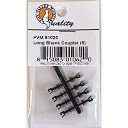 Fox Valley - Long-Shank Fixed-Knuckle Coupler pkg(8) - 282-51020
