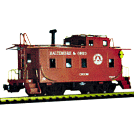 Aristocraf Long Steel Caboose Baltimore Ohio 614 42109