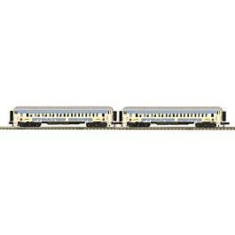 Atlas O - Madison Heavyweight Coach 2-Pack - 3-Rail - Ready to Run ...