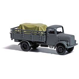 Busch - Magirus KHD S3000 Low-Side Truck w/Load - Assembled - Gray ...