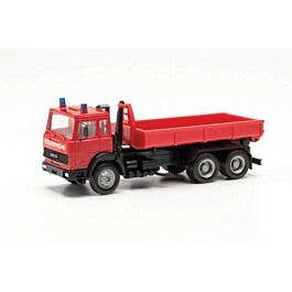 Herpa - Magirus Truck with Roll-Off Body - Assembled - Fire Department ...