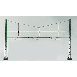 Marklin - Marklin HO Catenary - Cross Span Assembly for 3 Tracks - 441 ...