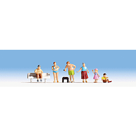 Noch - Meier Family at BBQ/Grill - pkg(6) - 528-15587