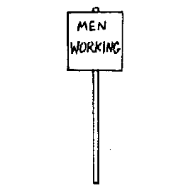 Stewart Pr - Men working signs 3 pc - 683-805