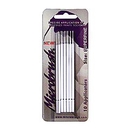 Tenax - Microbrush Applicator Brushes - pkg(10) - Superfine (white ...