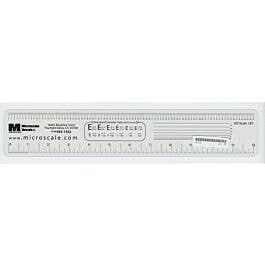 Microscale - Microscale - Clear (See-Through) HO Scale Ruler - 460-31
