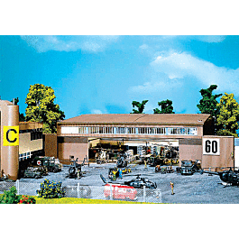 Faller - Military - Helicopter Hangar - 21-5/8 x 15-3/16 x 5-3/16" 54 x ...