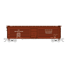 Fox Valley - Milwaukee Road 50' Single-Door Rib-Side Boxcar - Ready to ...