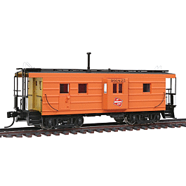 Walthers - Milwaukee Road Rib-Side Caboose w/Oil Stove - Ready to Run - Platinum Line(TM ...