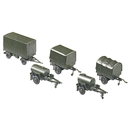 Roco - Mini-Tanks Military - German Federal Army (BW) - Trailers ...