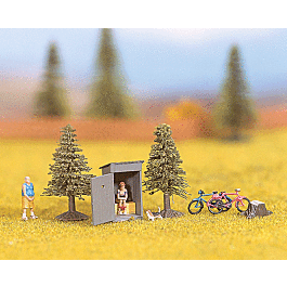 Noch - Miniature Scenes - Nature Calls: 2 Figures, 1 Animal ...
