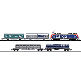Trix - Minitrix Era V SBB Cargo Electric Freight Starter Set w/Track ...