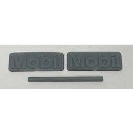 Phoenix Pr - Mobil Gas Station Sign w/Mast - Unpainted 3D Print - 586-31646