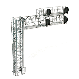 BLMA - Modern Cantilever Signal Bridge - Assembled & Operating - Left ...