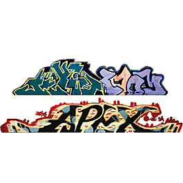 Blair Line - Modern "Tagger" Graffiti Decals - Set #1 Apex/Zoom - 184 ...