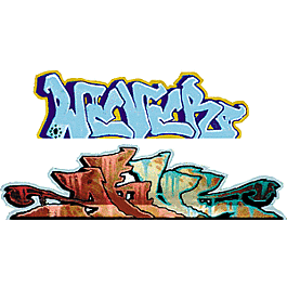 Blair Line - Modern "Tagger" Graffiti Decals - Set #17 Wever/Ahue - 184 ...