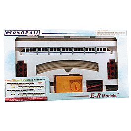 E-R Models - Monorail Set - Powered - Blue Stripe; 52 x 40" 130 x 100cm ...