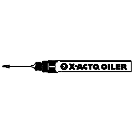 X-Acto - Needle point oiler carded - 790-7100